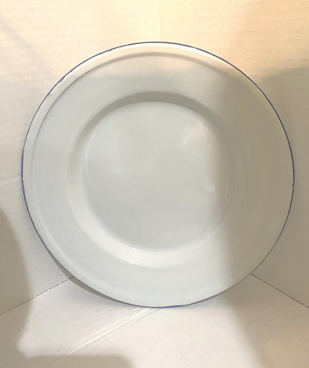 Asyet Blan/ White Plate - Etsy