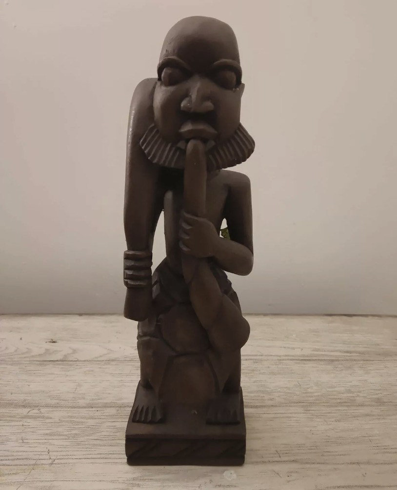 IFA ORISHA Elegbara 13.5 YORUBA Traditional Handmade Wooden. Made in ...
