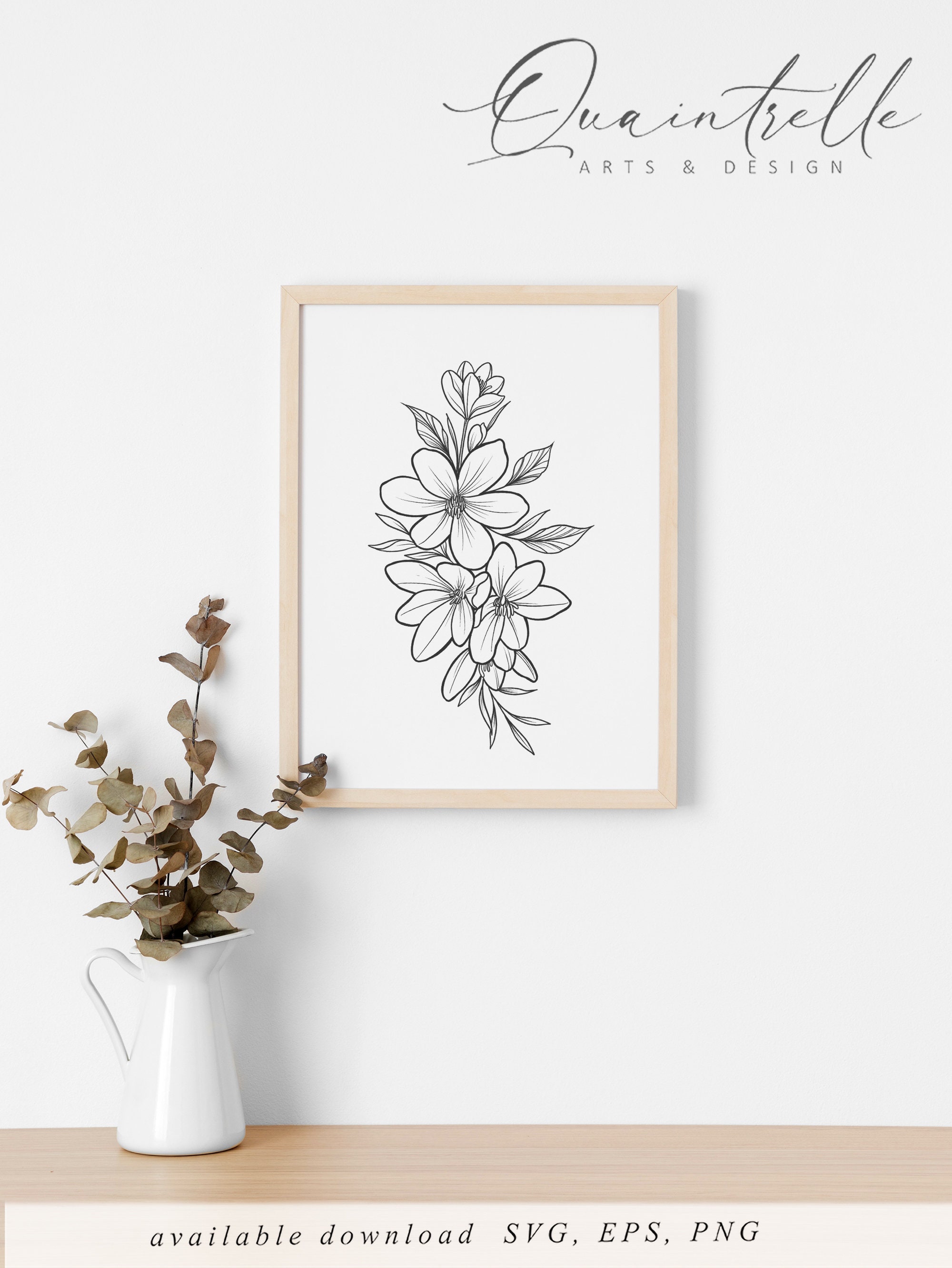 Primrose Flower SVG, Violet Flower SVG, February Birth Month Flowers ...