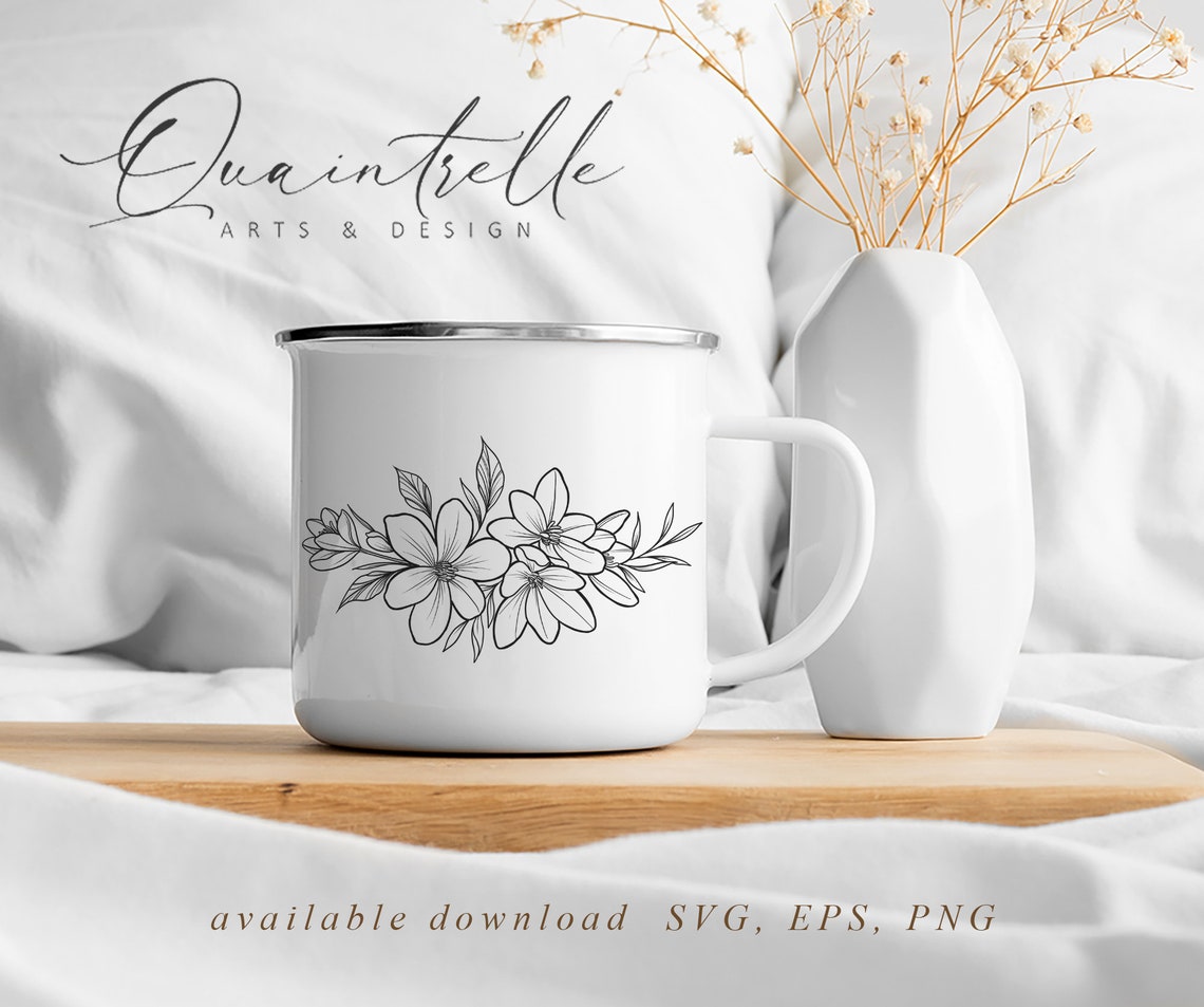 Primrose Flower SVG, Violet Flower SVG, February Birth Month Flowers ...