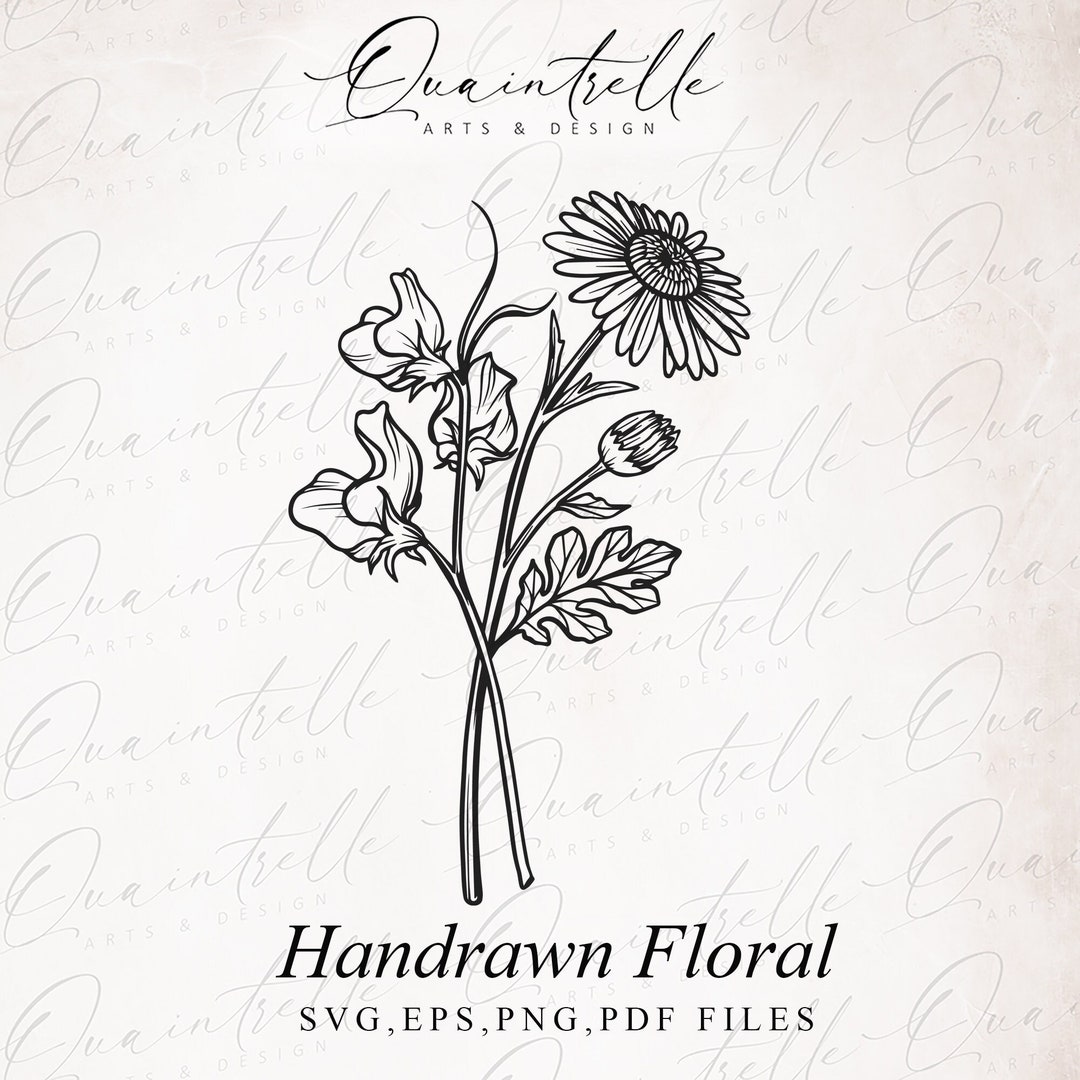 Birth Flower Month of April | Birth Flower Illustration | Daisy ...