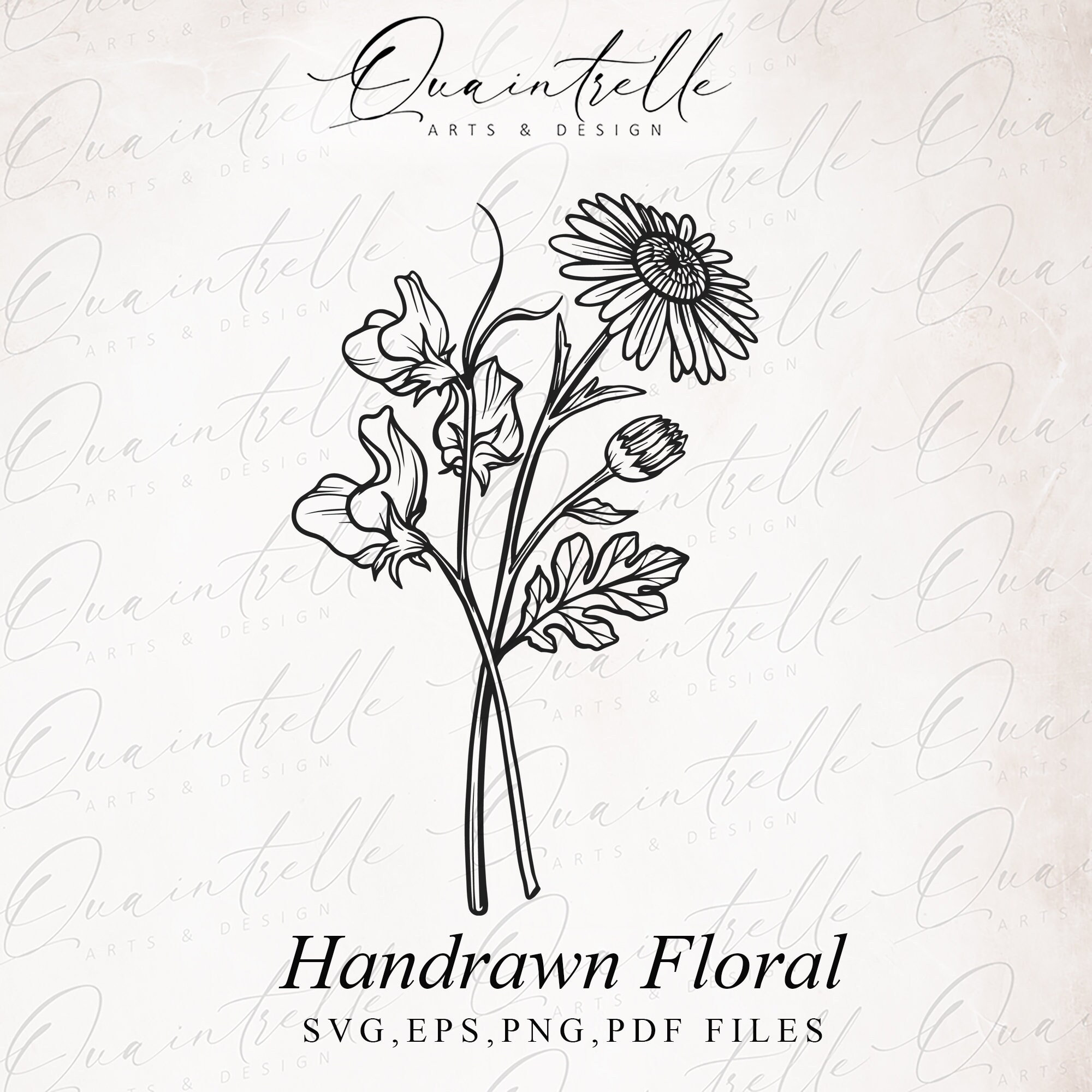 Birth Flower Month of April | Birth Flower Illustration | Daisy ...