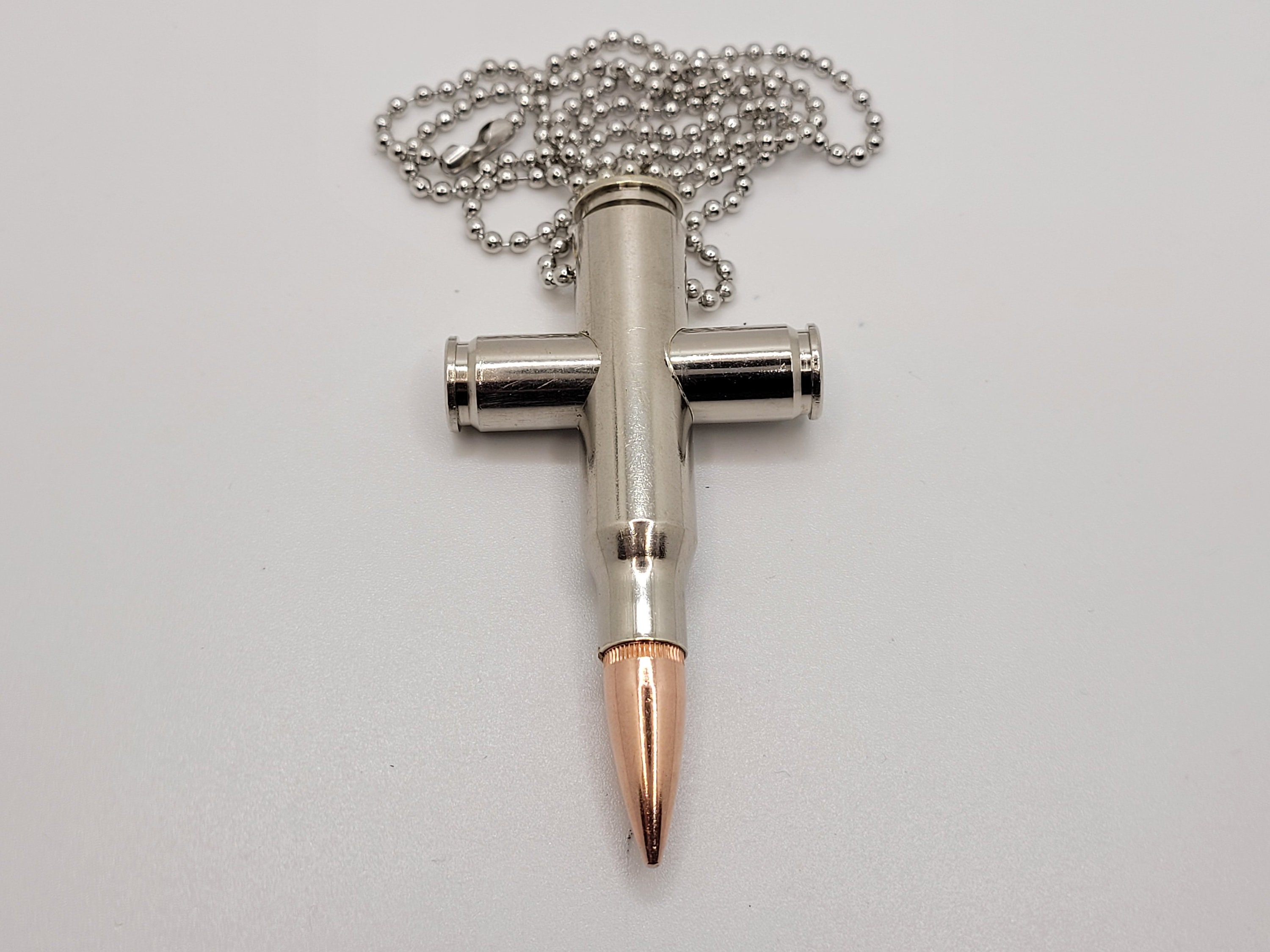 Nickel Plated .308 Bullet Cross - Etsy.de