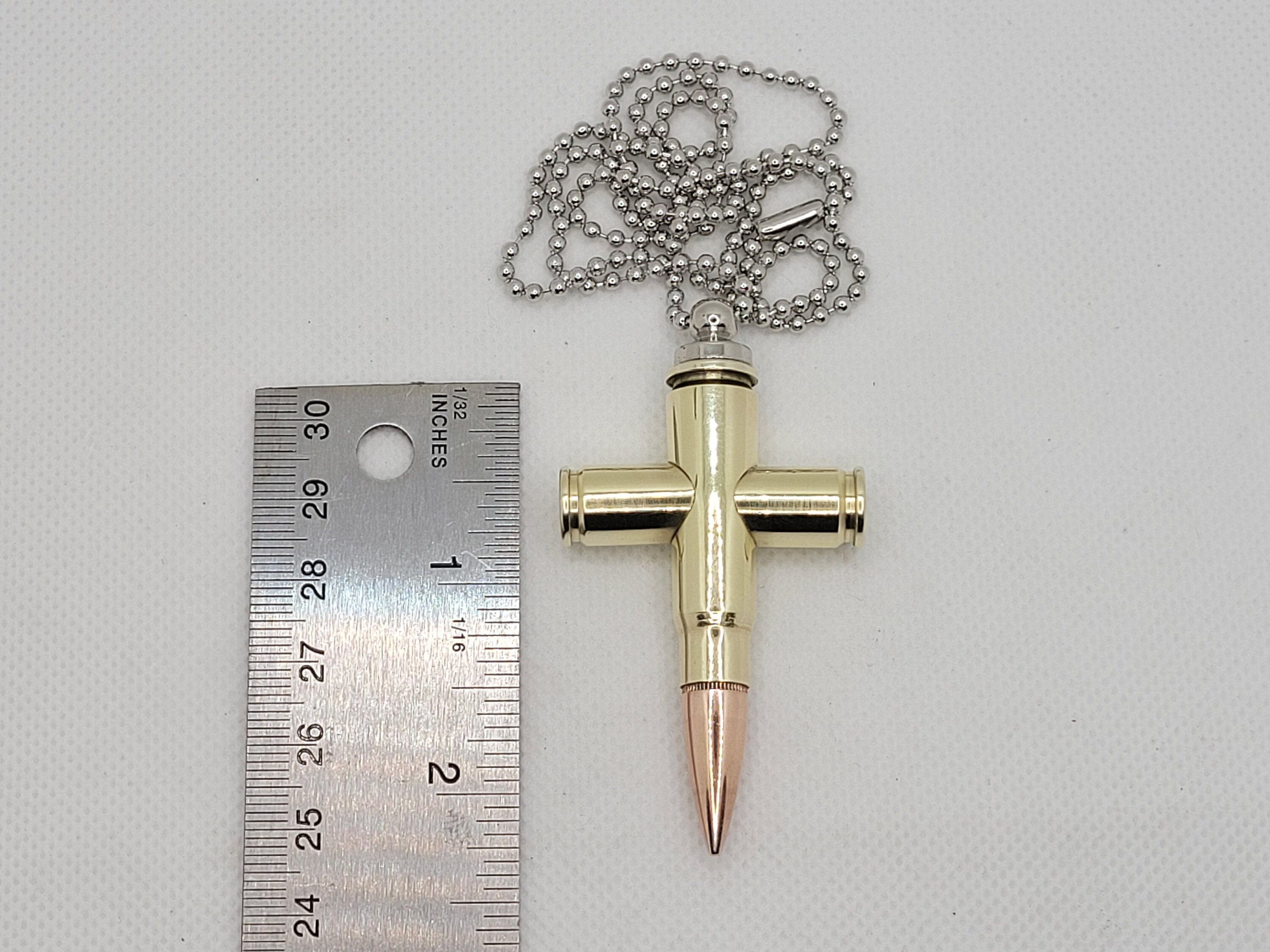 AK 47 Bullet Cross Necklace, Pendant/keychain - Etsy