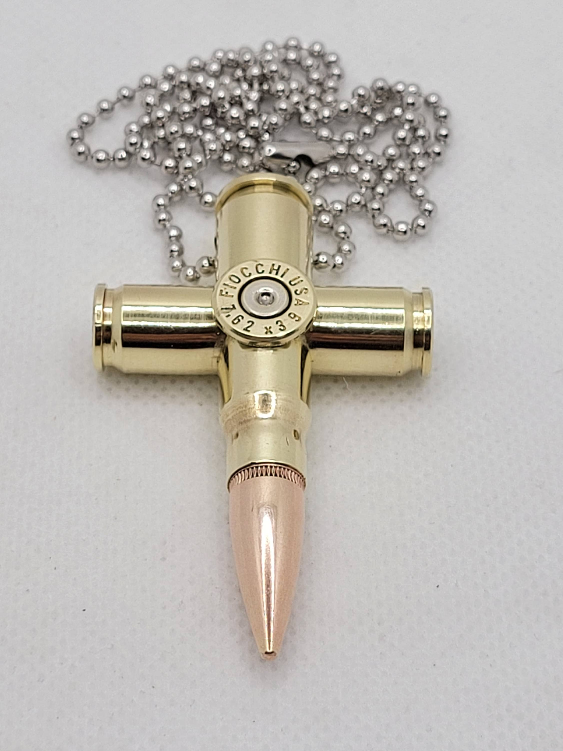 AK 47 Bullet Cross Necklace, Pendant/keychain - Etsy
