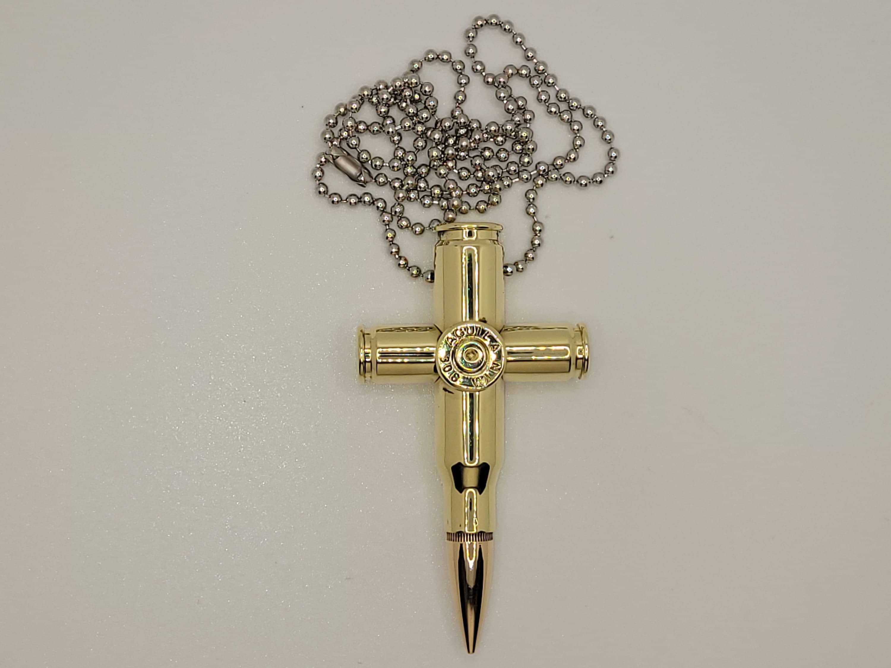 Bullet Cross Necklace / Pendant - Etsy