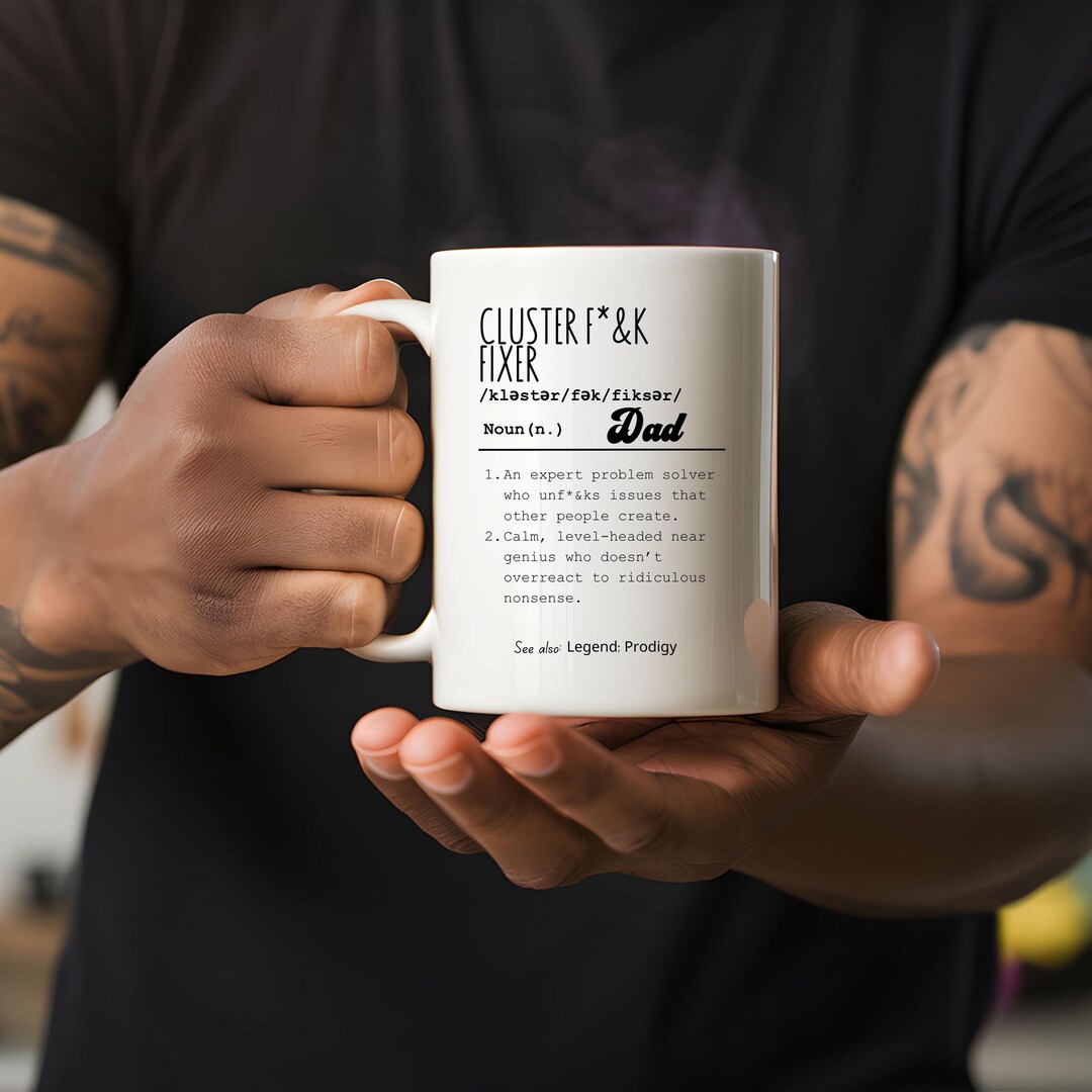 Custom Mug for Husband, Cluster F*ck Fixer Mug, Gift for Executive, for ...