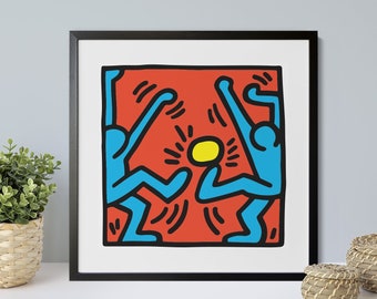 Keith Haring Poster - Etsy