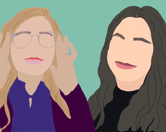 Custom Digital People Portraits Faceless Designs, Personalized Gift ...