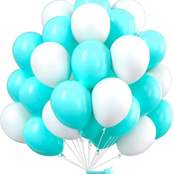 Teal Balloons - Etsy