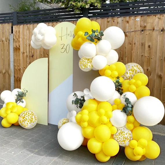 Boda Con Globos Amarillos Decoracion Con Globos Para Bodas