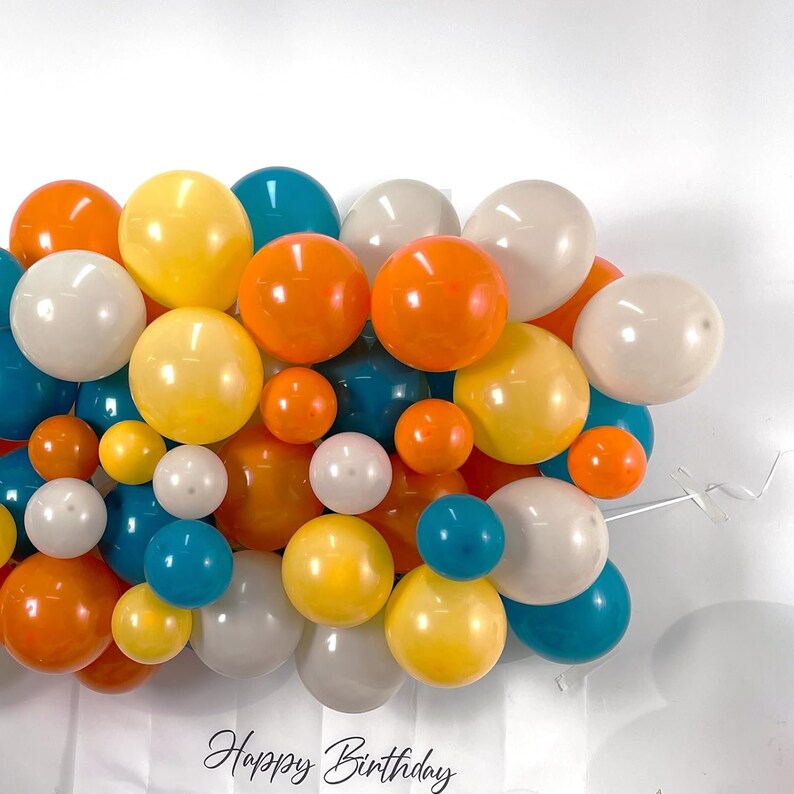 Yellow and Orange Balloons, Brunt Orange and Yellow Balloons, Yellow ...