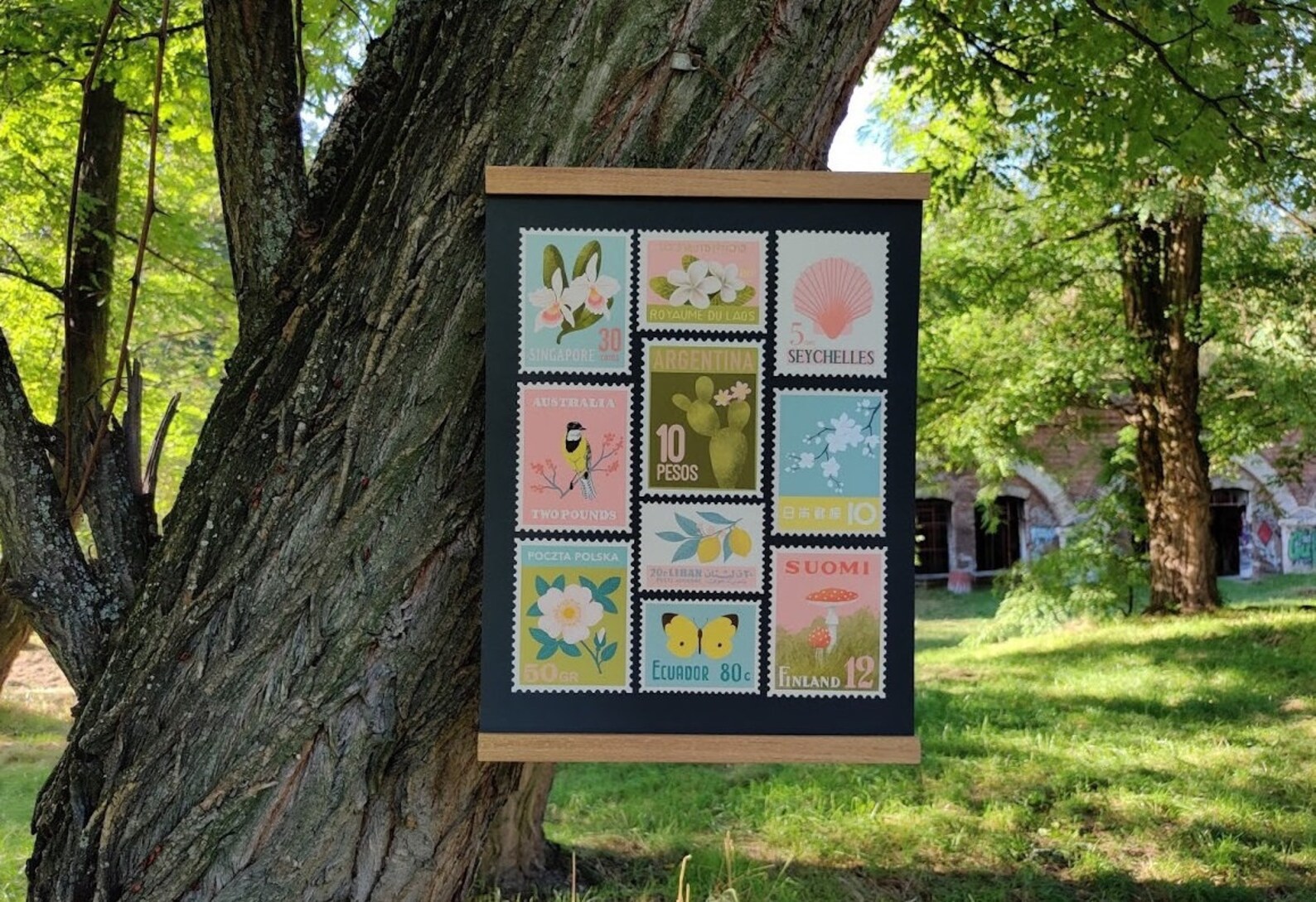 Postage Stamps / Postage Stamps Poster / Vintage Post Stamps - Etsy