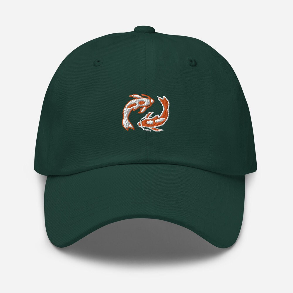 Koi Fish | Embroidered Baseball Cap for Men / Women | Everyday Hat ...