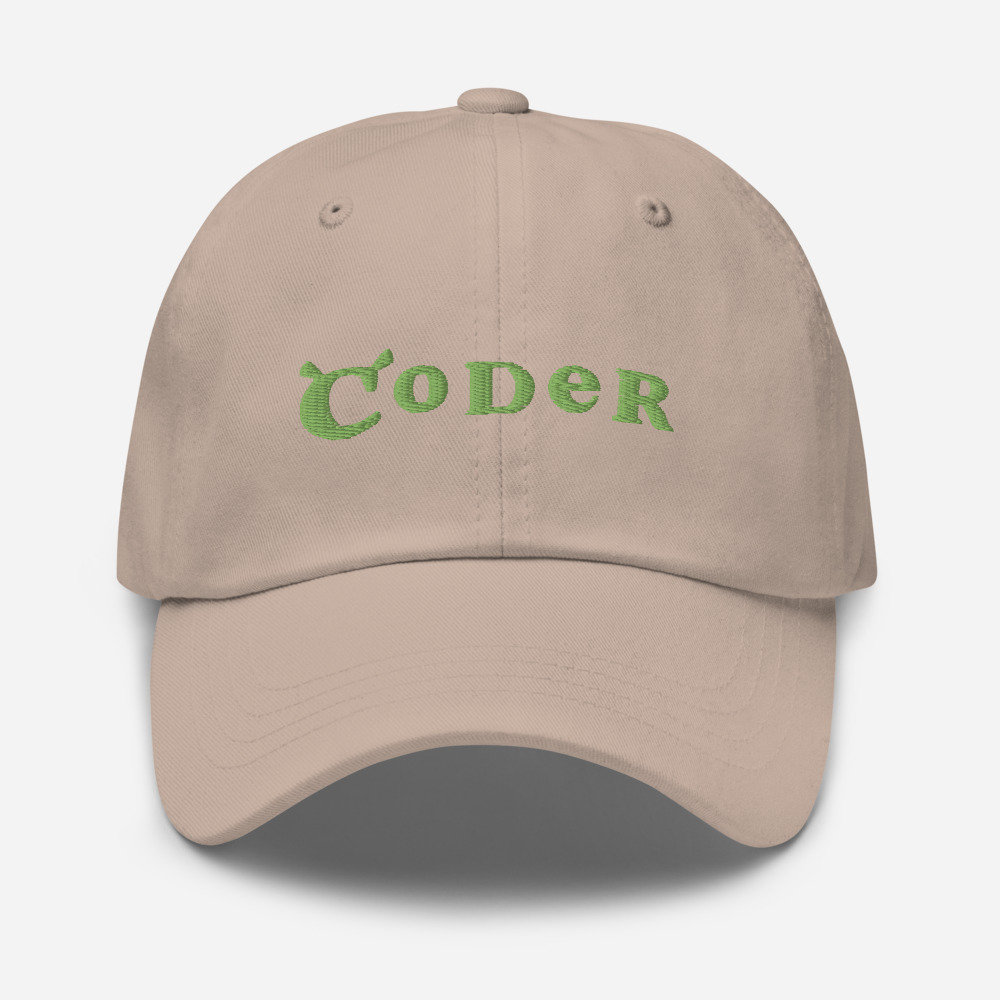 Shrek Coder Embroidered Baseball Cap for Men / Women Funny Hat Perfect ...