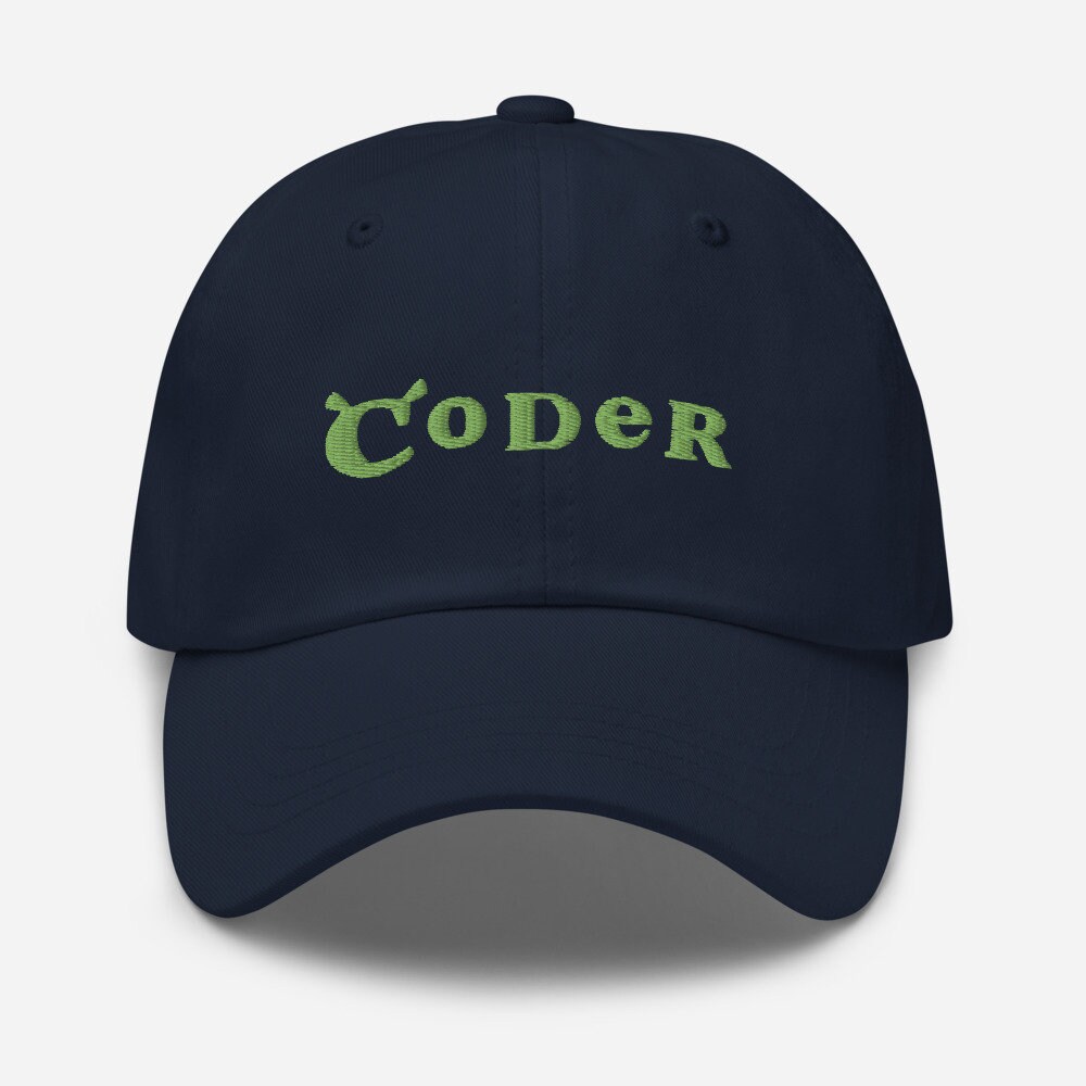 Shrek Coder Embroidered Baseball Cap for Men / Women Funny Hat Perfect ...