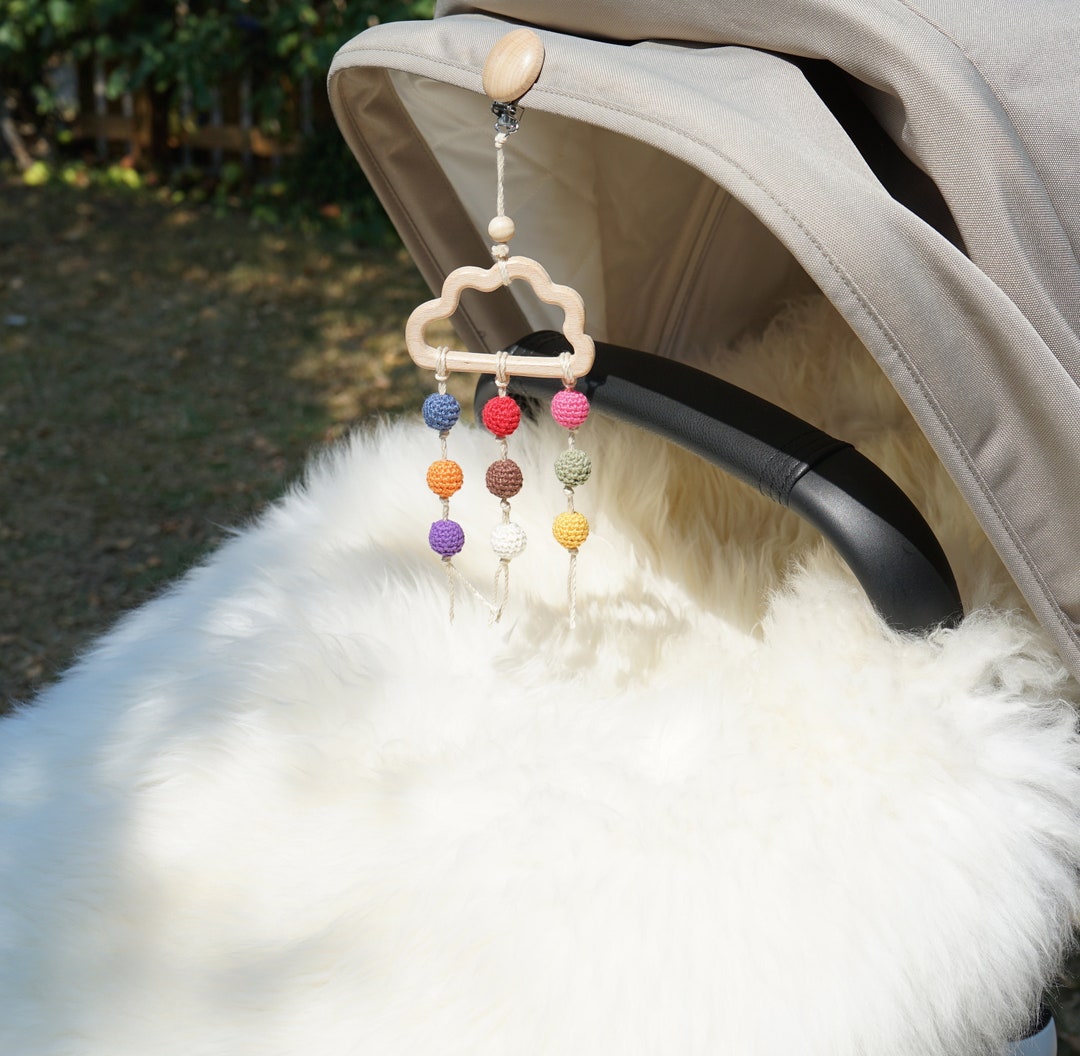 Stroller Mobile Toy/crochet Pram Toy/stroller Hanging Toy/baby Sensory ...