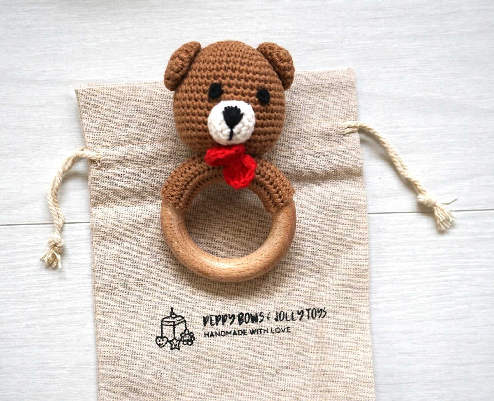 Crochet Rattle/crochet Teething Rings/baby Knitted Rattle/crochet and ...