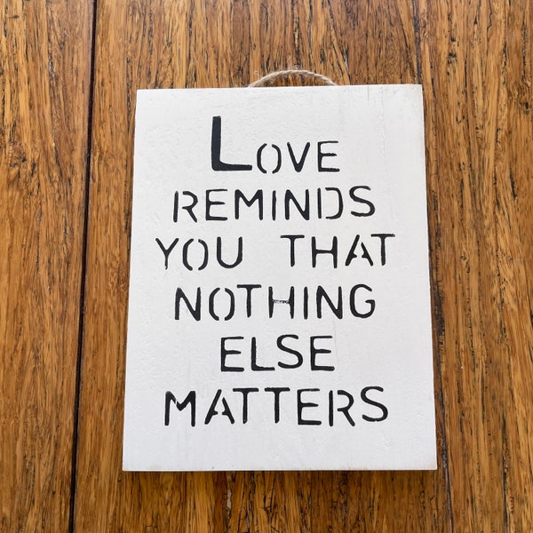 Wooden Love Quote Signs - Etsy