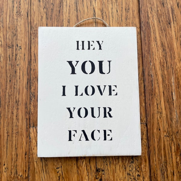 I Love Your Face - Etsy