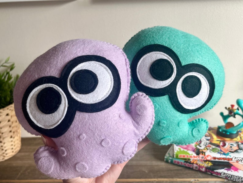 Splatoon 3 Pastel Squid / Octopus Plushie - Etsy