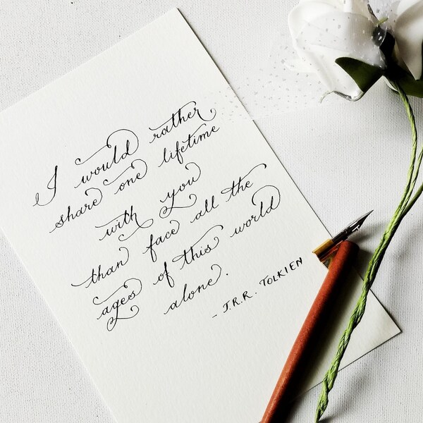 Calligraphy Service - Etsy