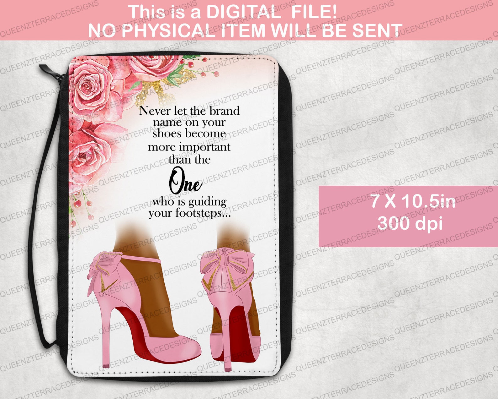Bible Cover Sublimation Design PNG, Bible Cover Design, Guided ...