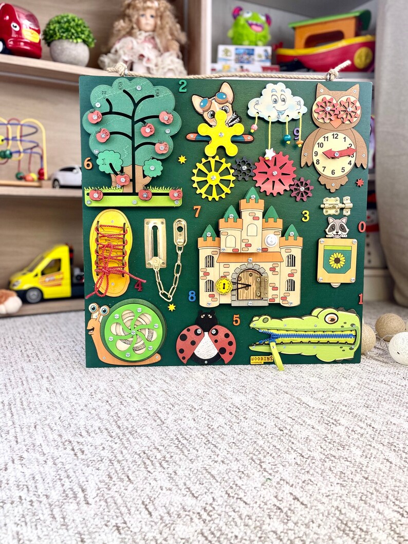 LED BIG Busy Board Montessori Educational Activitytoy - Etsy