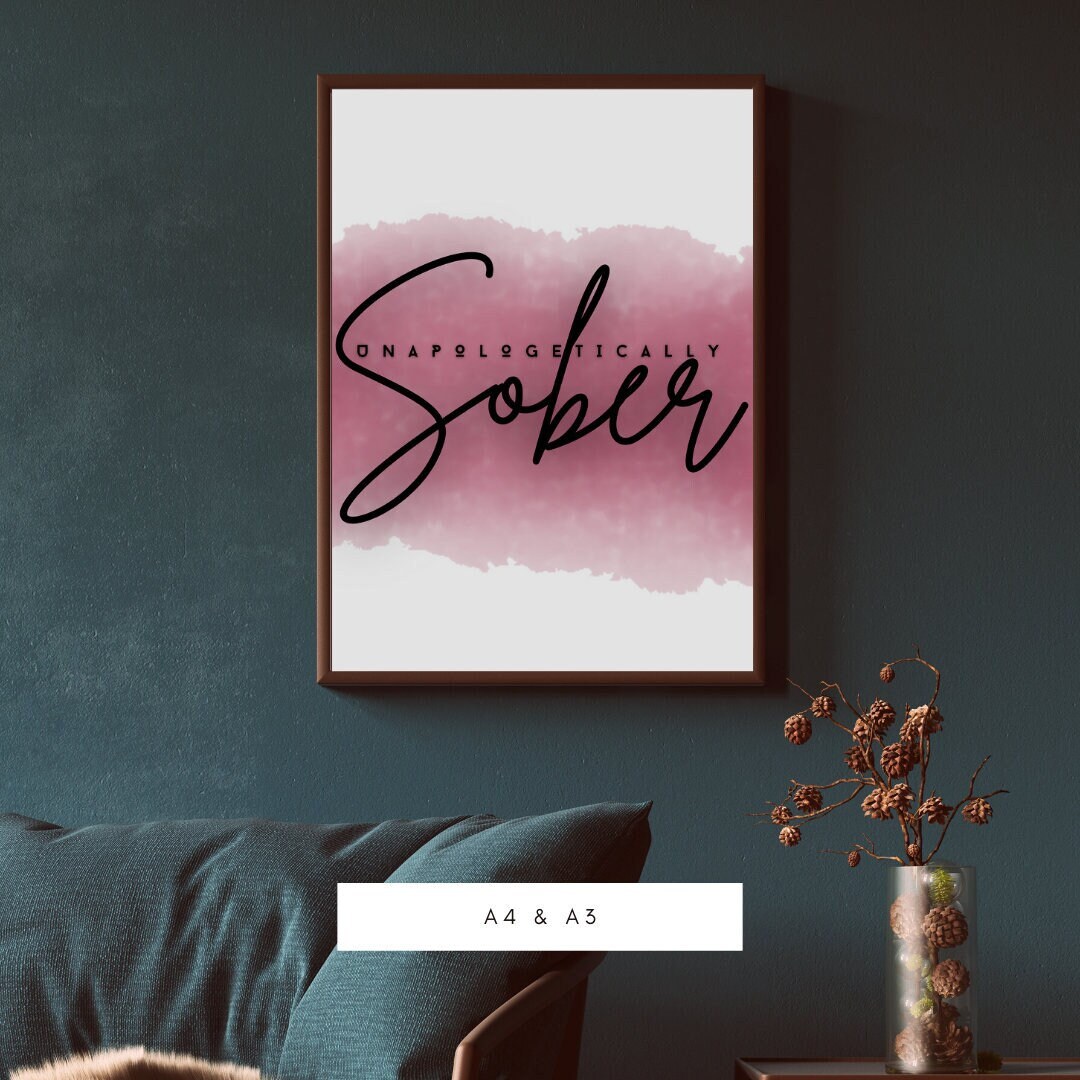 Sober Gift | Sobriety Tracker | 100 Days Sober | Habit Tracker ...