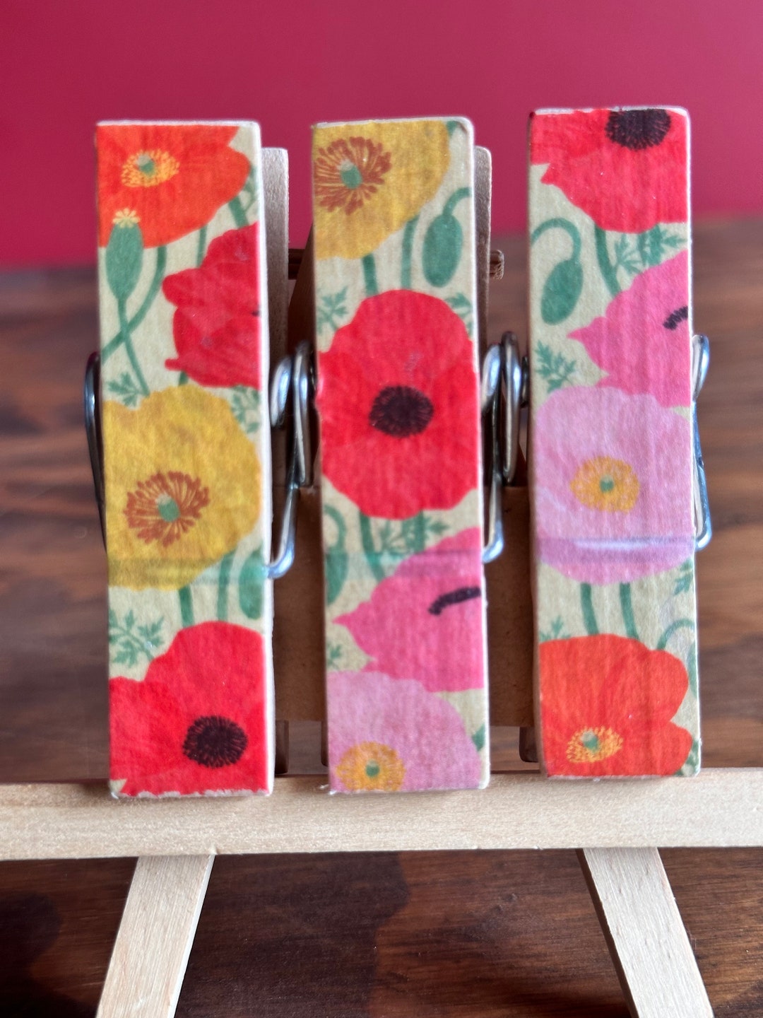 NEW Colorful Poppies Flower Snack Chip Clips - Etsy