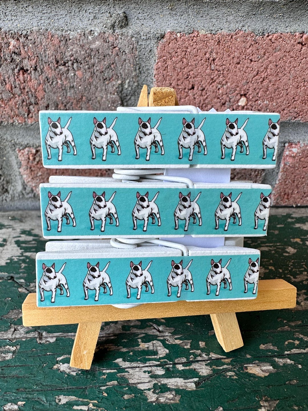 NEW Bull Terrior Pup Dog Chip Snack Clips Set/3 - Etsy