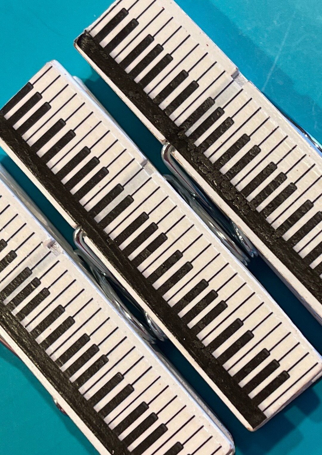 Piano Keyboard Chip Snack Clips Set/3 - Etsy