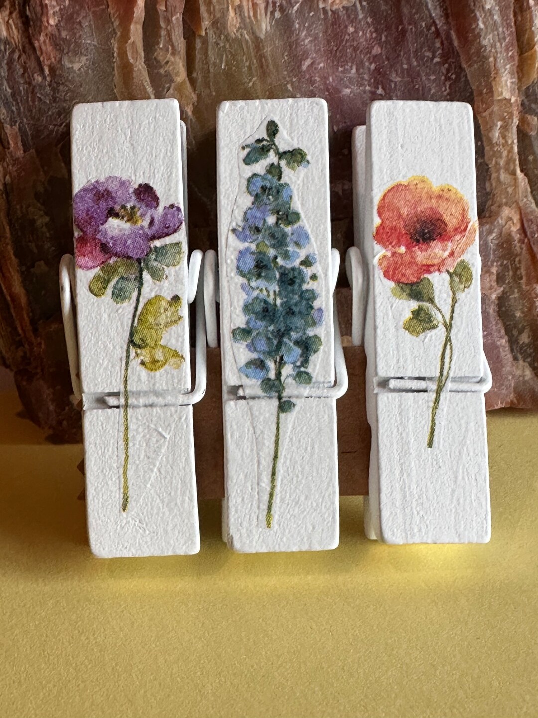 NEW Garden Flower Stems Bag, Chip Snack Clips - Etsy