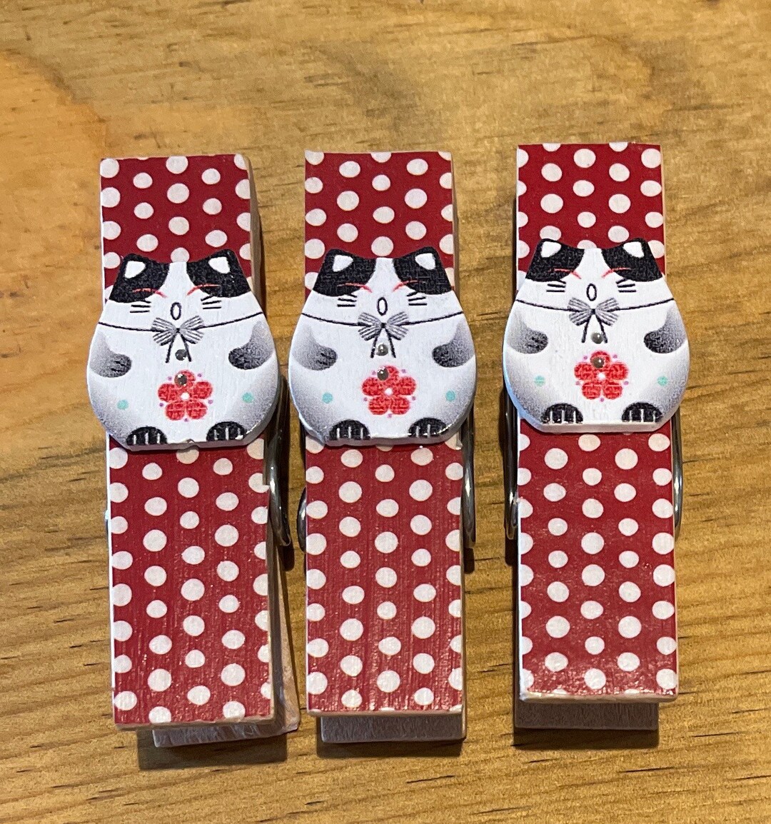 Black Kitty Cat Chip Snack Clips Set/3 - Etsy