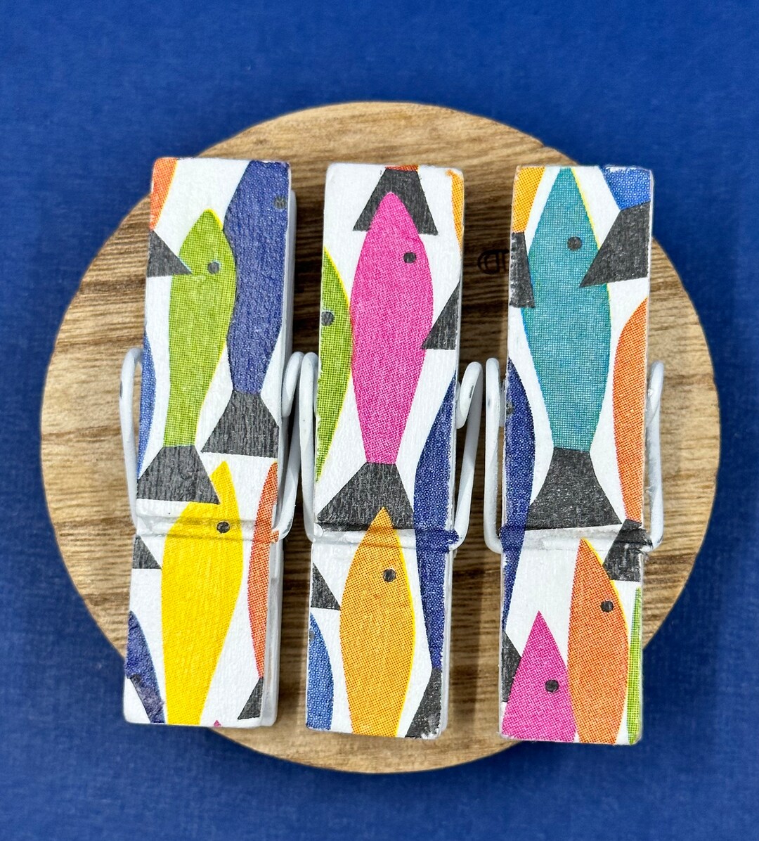 NEW Colorful Fish Handmade Chip Snack Clip - Etsy