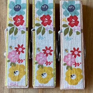 Spring Flowers Chip Snack Clips Set/3 - Etsy