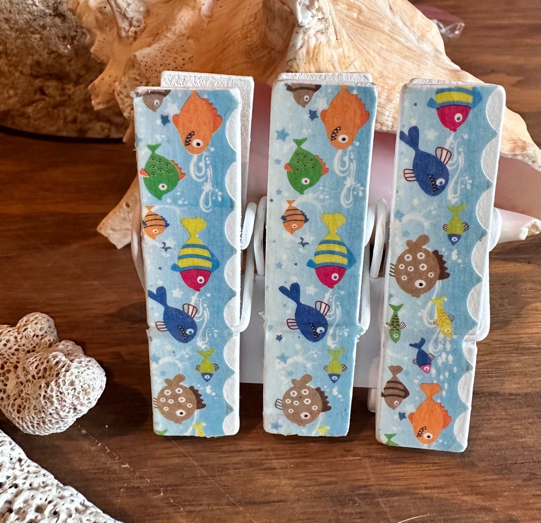 NEW Whimsical Ocean Sea Fish Snack Bag Chip Clips - Etsy
