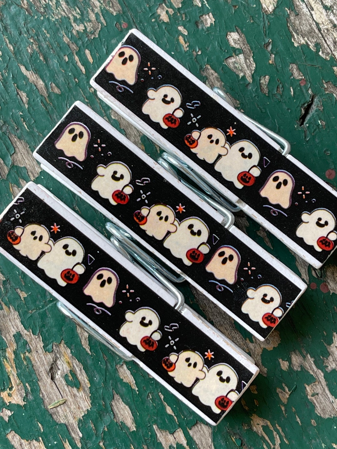 NEW Halloween Spooky Ghost Snack Bag Chip Clips - Etsy