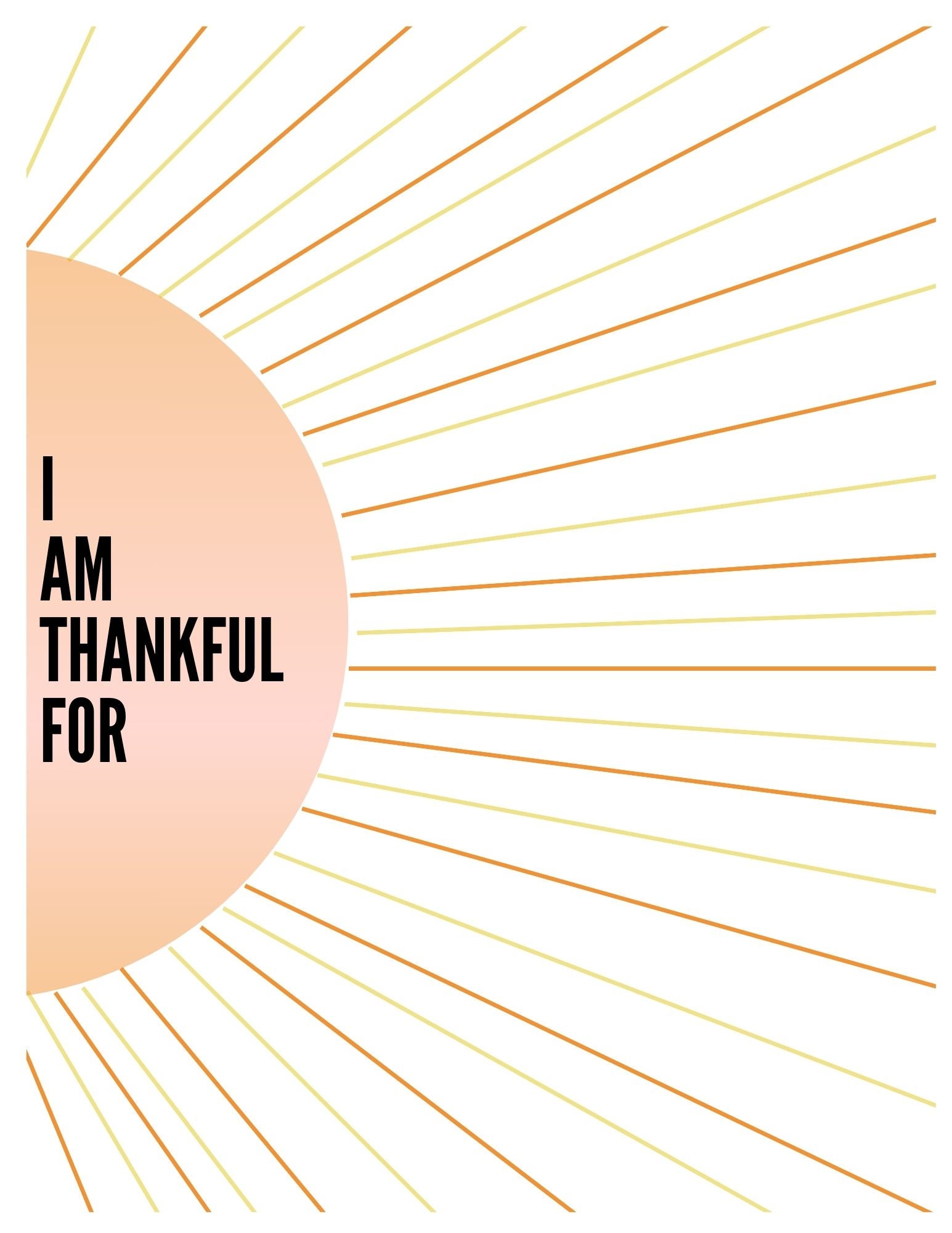 Thanksgiving Gratitude Worksheet - Etsy