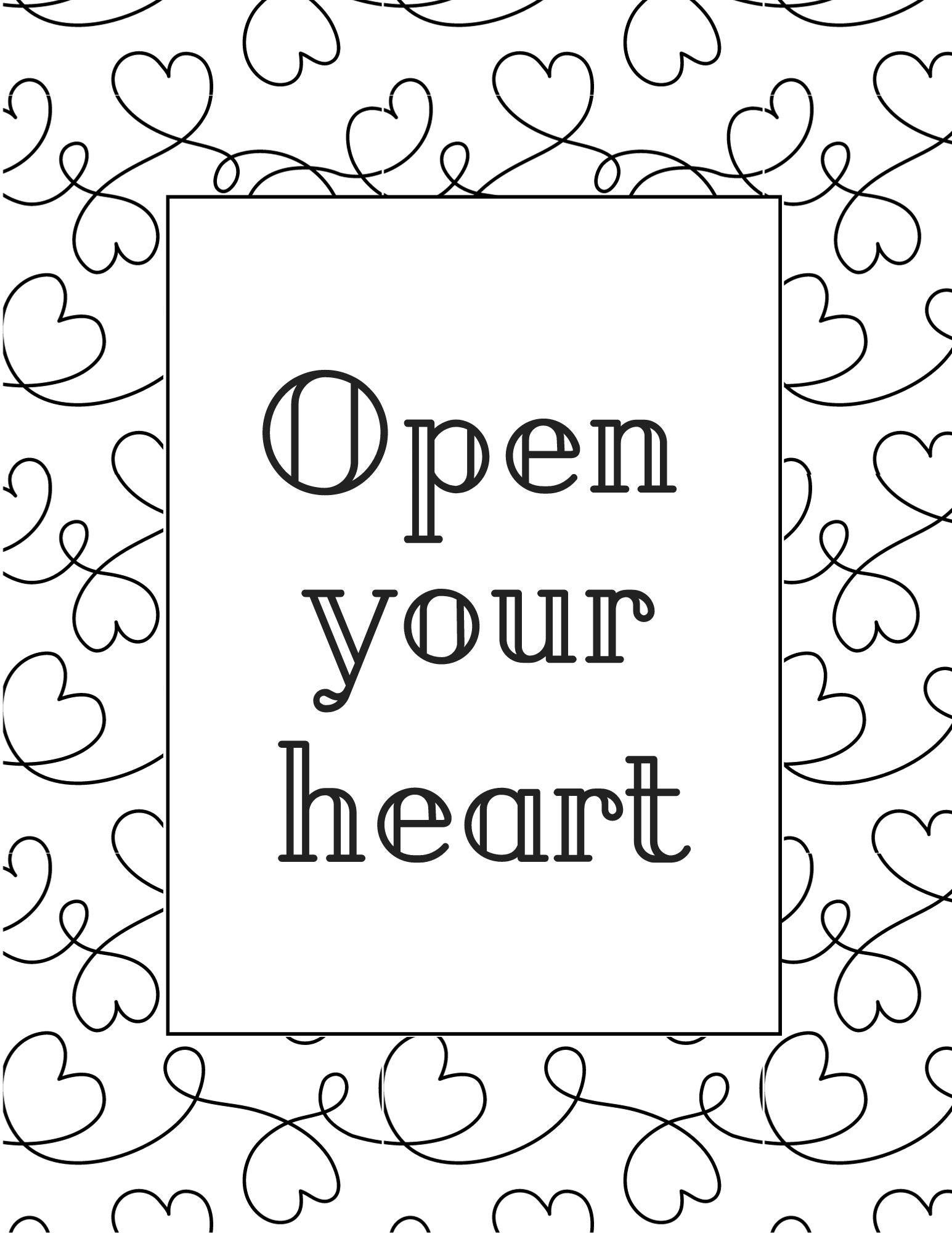 Valentine's Day Coloring Pages Bundle - Etsy
