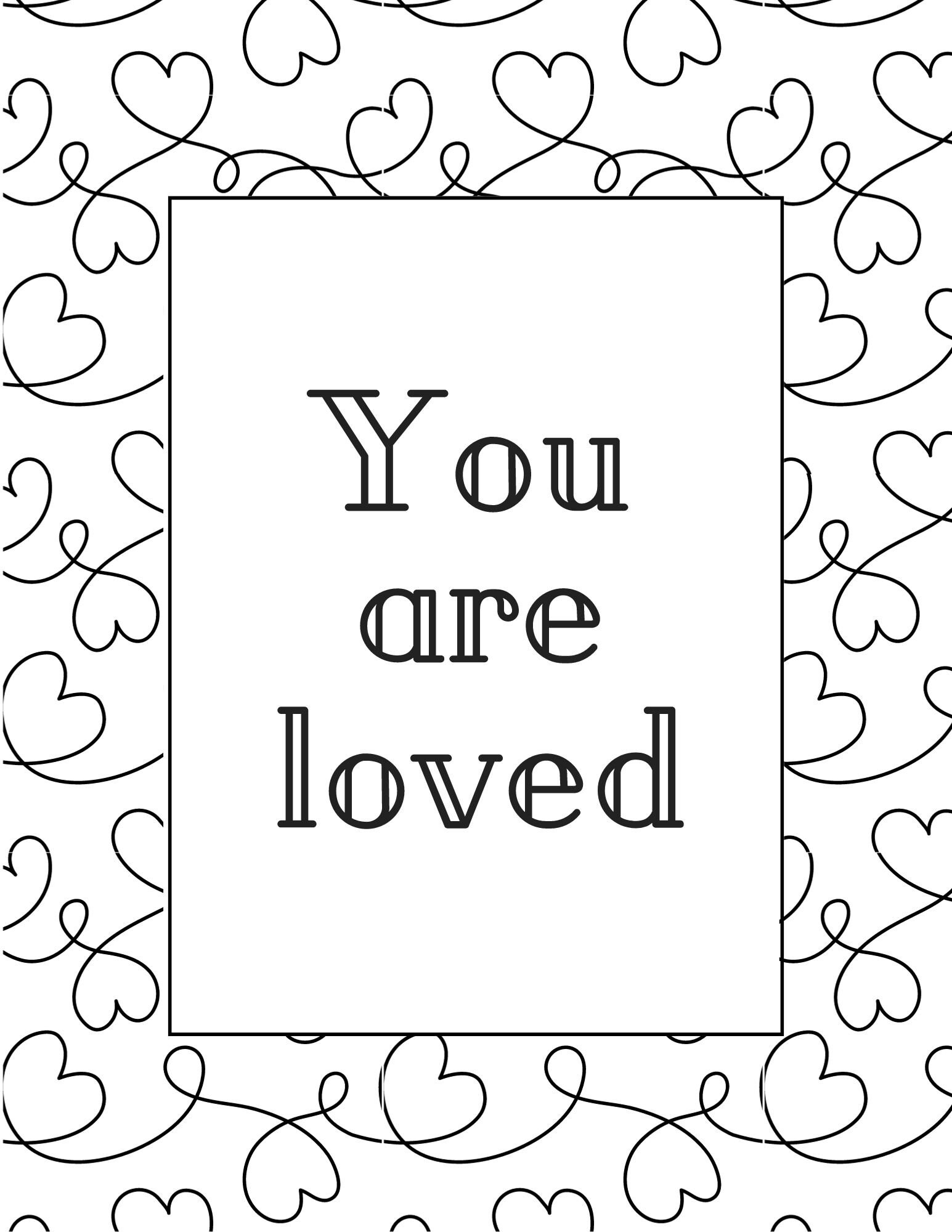 Valentine's Day Coloring Pages Bundle - Etsy