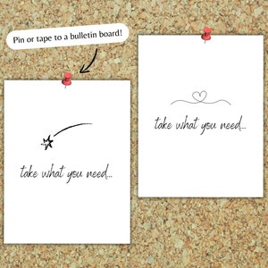 Take What You Need - Sign - Printable Poster - Digital Download - Etsy