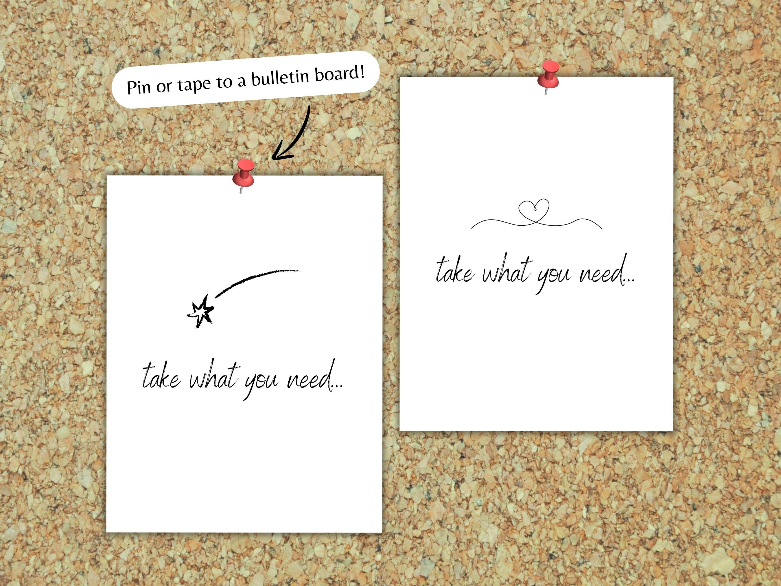 Take What You Need - Sign - Printable Poster - Digital Download - Etsy