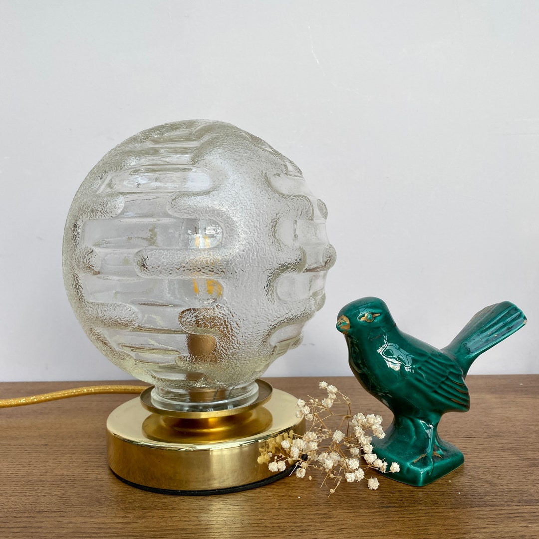 Vintage Glass Globe Lampnull