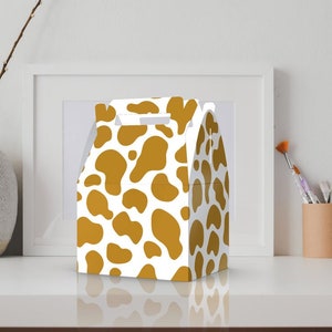 Cow Print Theme | Party Favor Boxes | Birthday | Baby Shower | Wedding ...