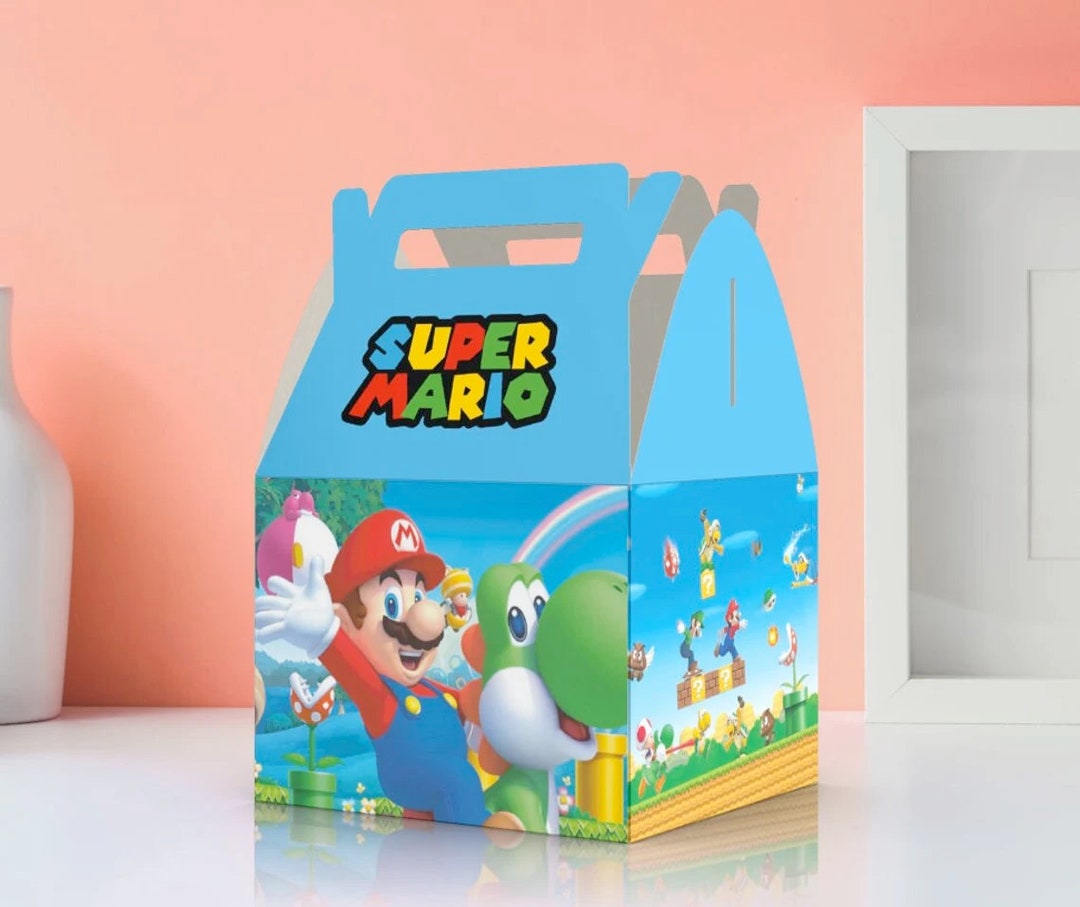 Mario Theme | Party Favor Boxes | Birthday | Baby Shower | Wedding ...
