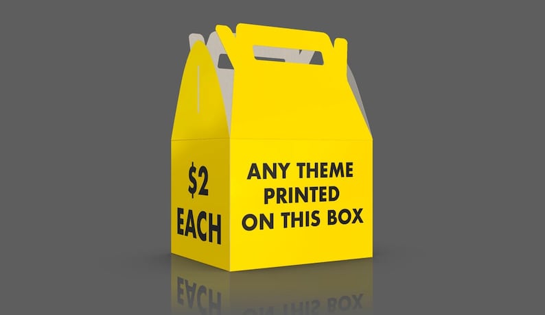 Turning Red Theme Party Favor Boxes Birthday Baby Shower - Etsy