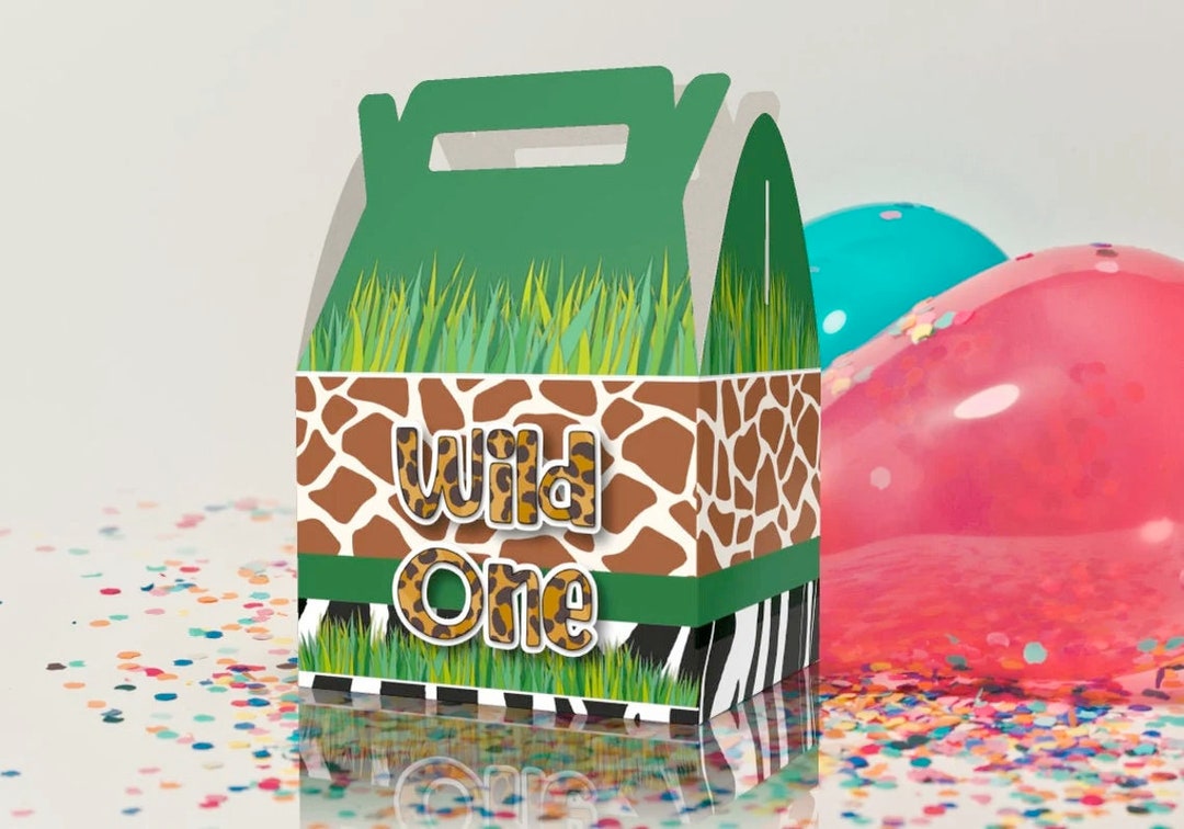 Wild One Party Theme | Party Favor Boxes | Birthday | Baby Shower ...