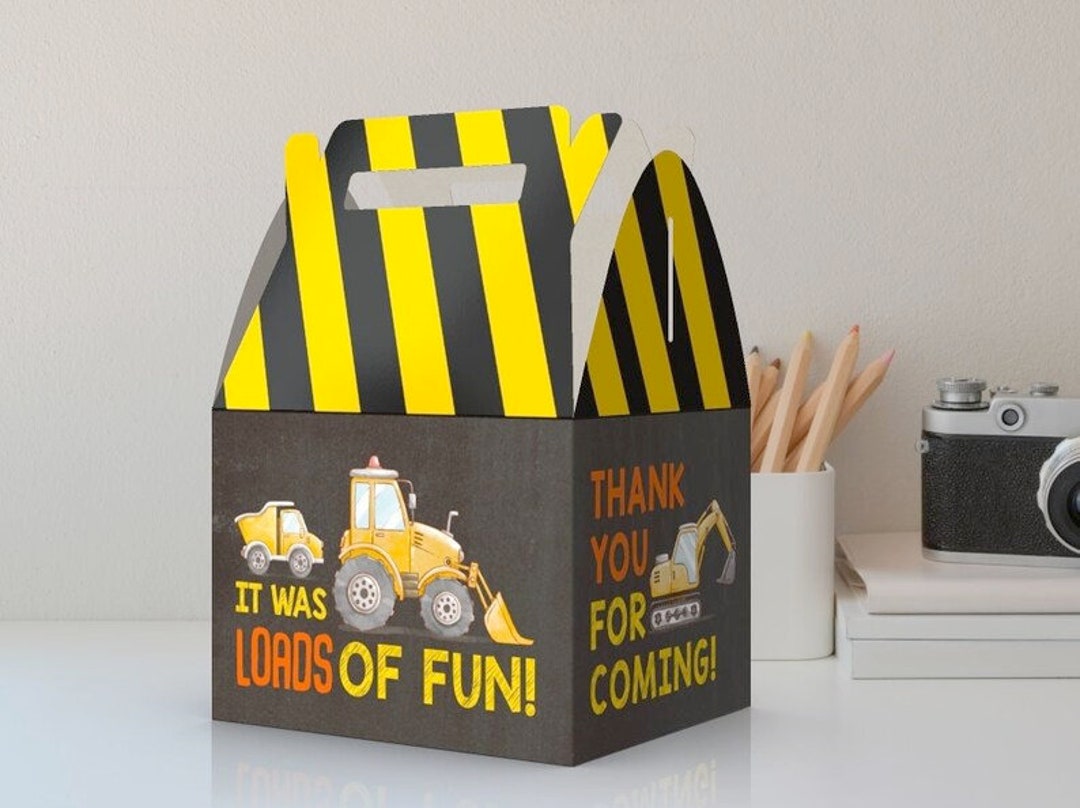 Carpenter | Dig | Party Favor Boxes | Birthday | Baby Shower | Wedding ...