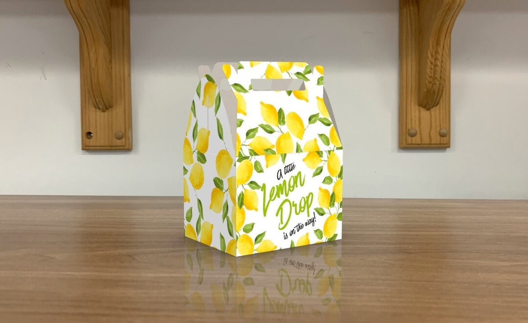 A Lemon Drop Theme | Party Favor Boxes | Birthday | Baby Shower ...